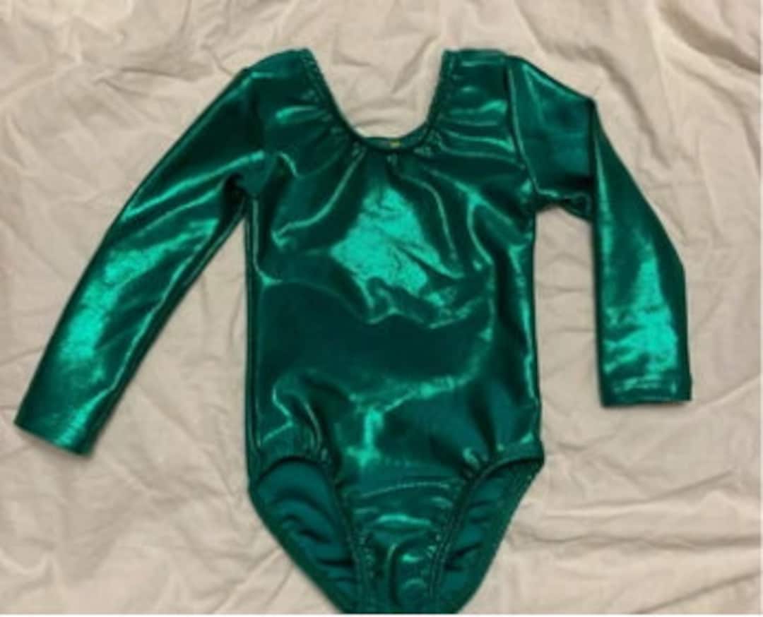Kelly Green Mystique Long Sleeved Ready to Ship Gymnastics Leotard - Etsy