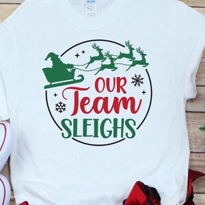 Work Party Christmas Shirts, Custom Office Party Tees, Matching Adult ...