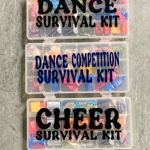 Dance Competition Survival Kit: Adjustable Compartment Candy Box - Etsy