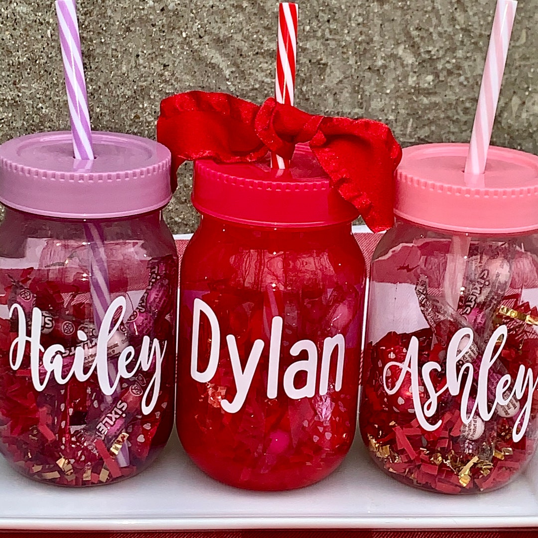 Valentine's Day Cup - Valentines's Day Party Favor - Personalized ...