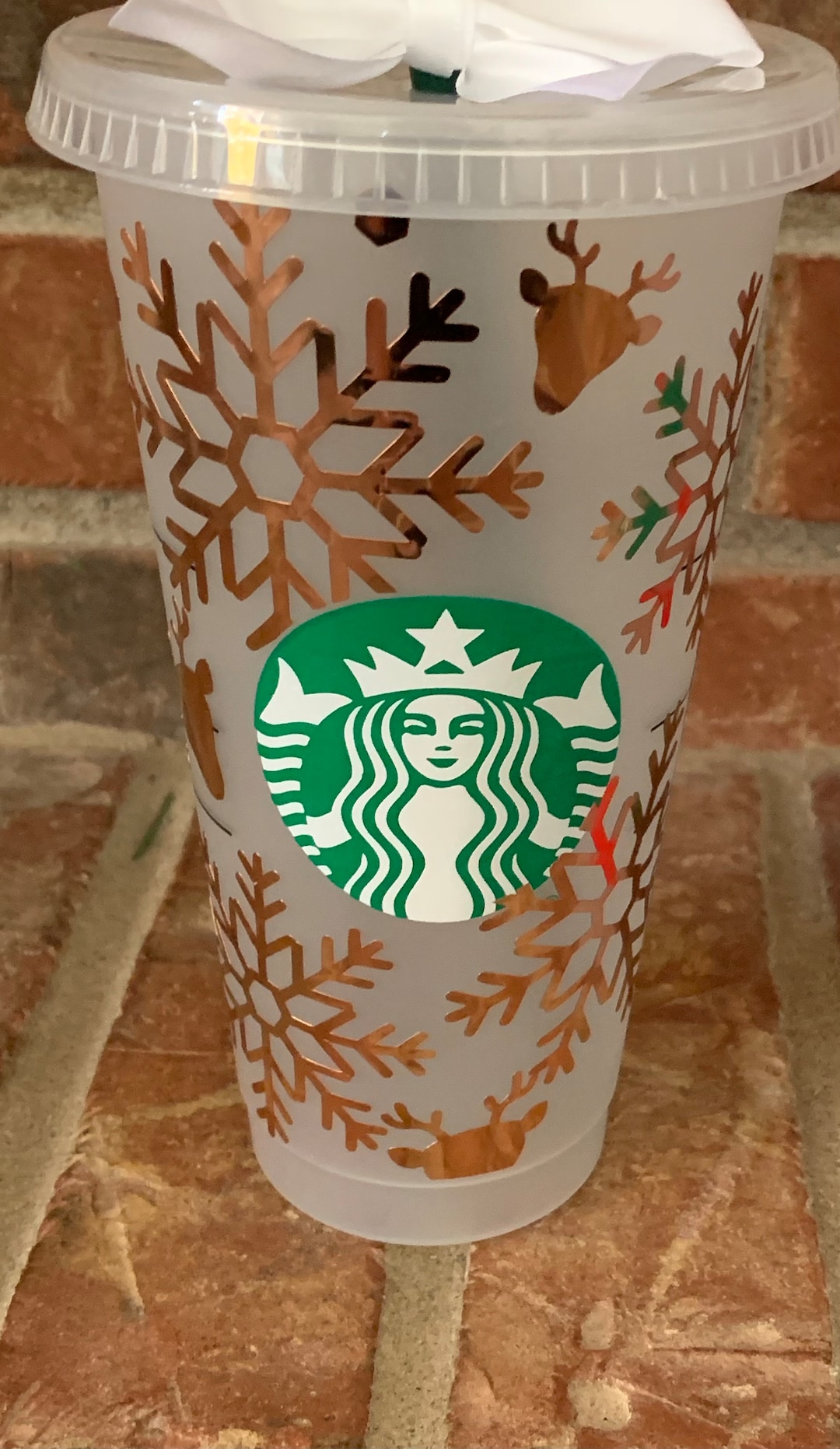 Christmas Starbucks Cold Cup - Holiday Season Starbucks Cold Cup ...