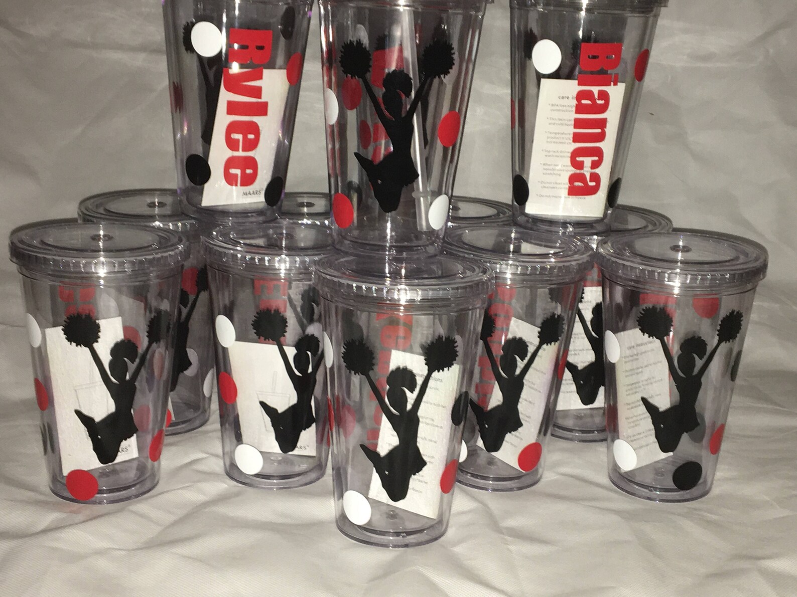 Personalized Cheerleader Tumbler – 16oz Bpa-free Cheer Team Gift - Etsy
