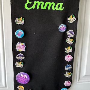 Dance Pin Display Banner: Glitter Award Pin Holder - Etsy