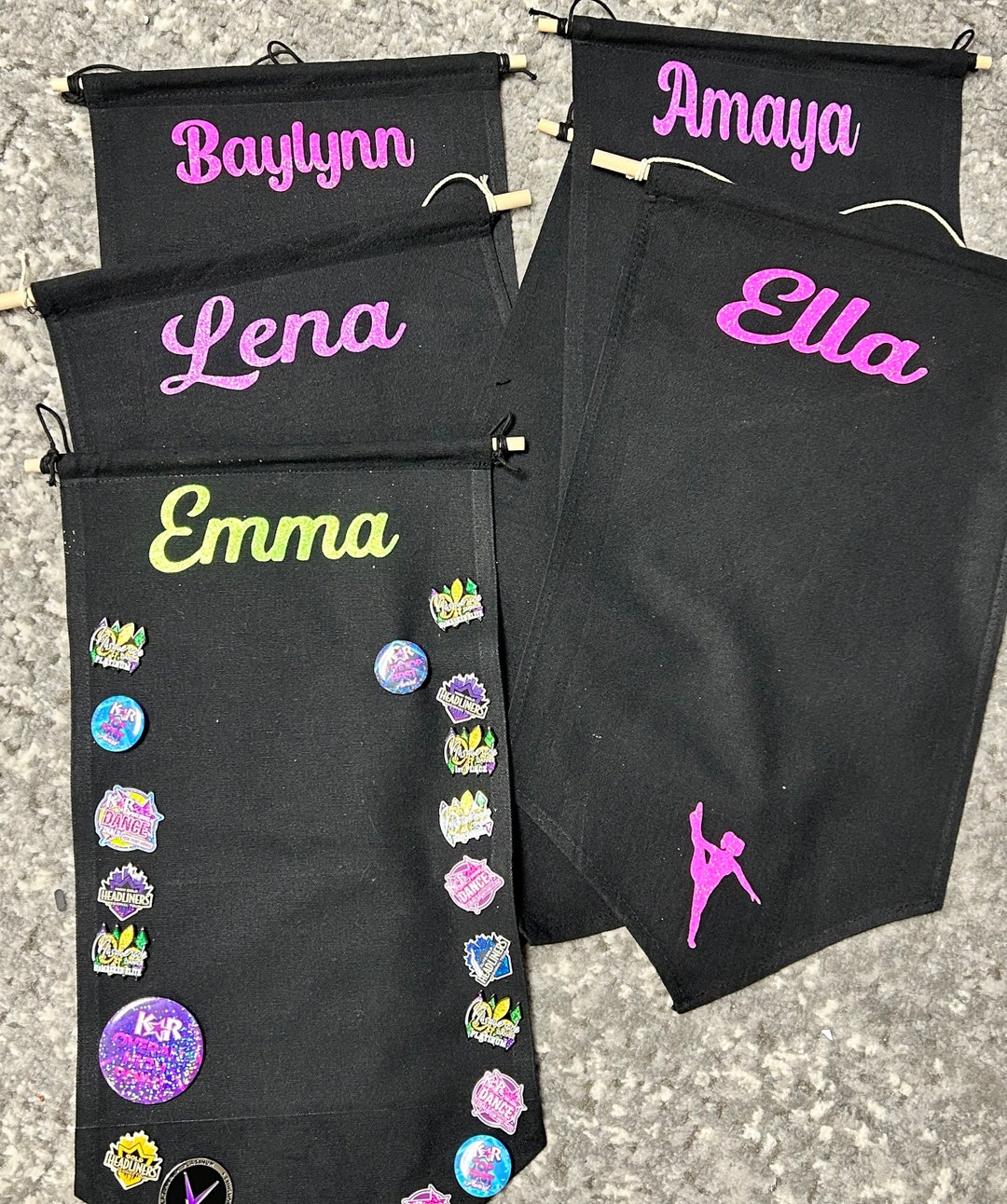 Dance Gifts- Sports Pin Display-personalized Banner - Award Pins ...