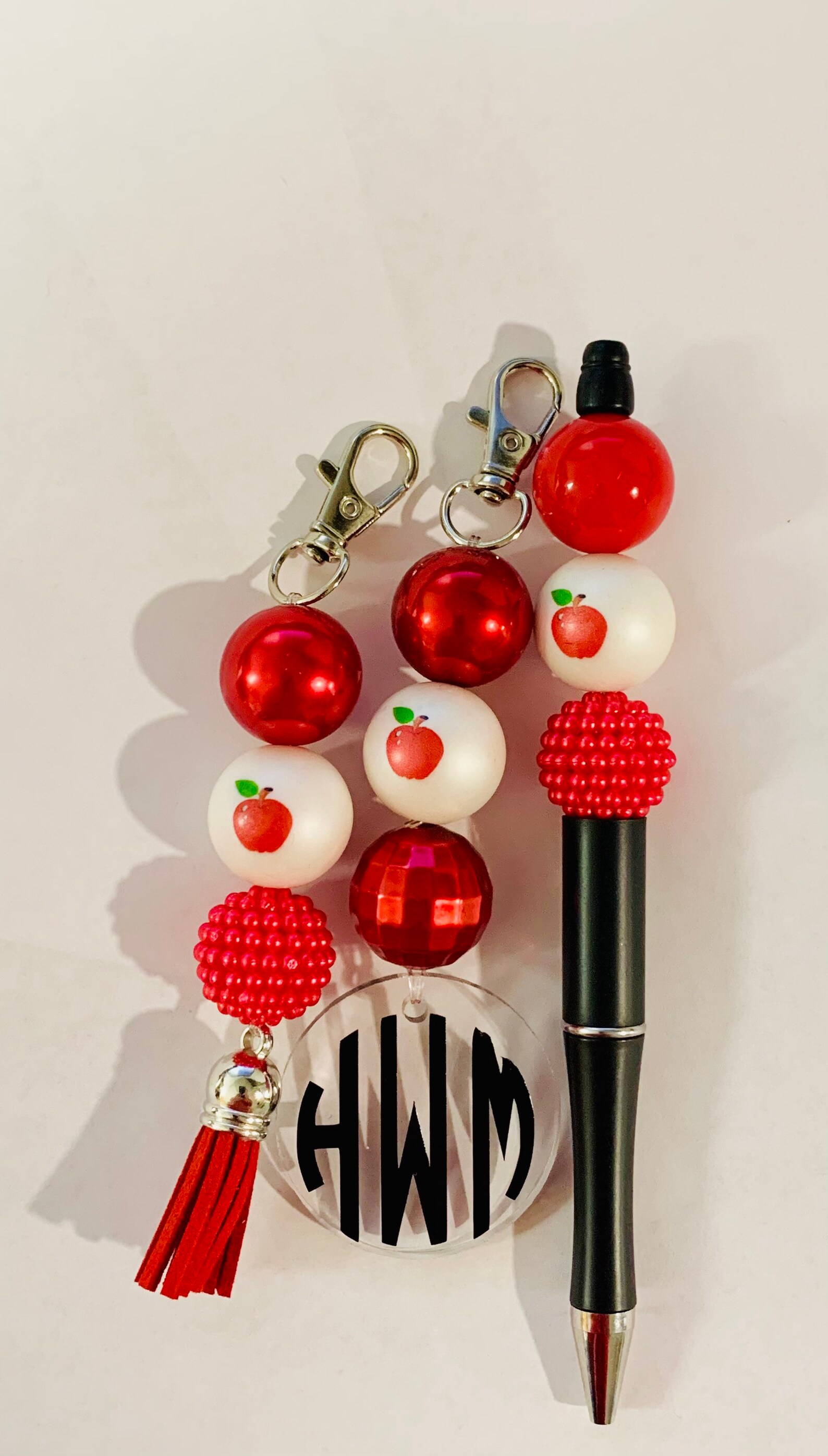 Teacher Keychain Teacher Beaded Pen Teacher Gift - Etsy