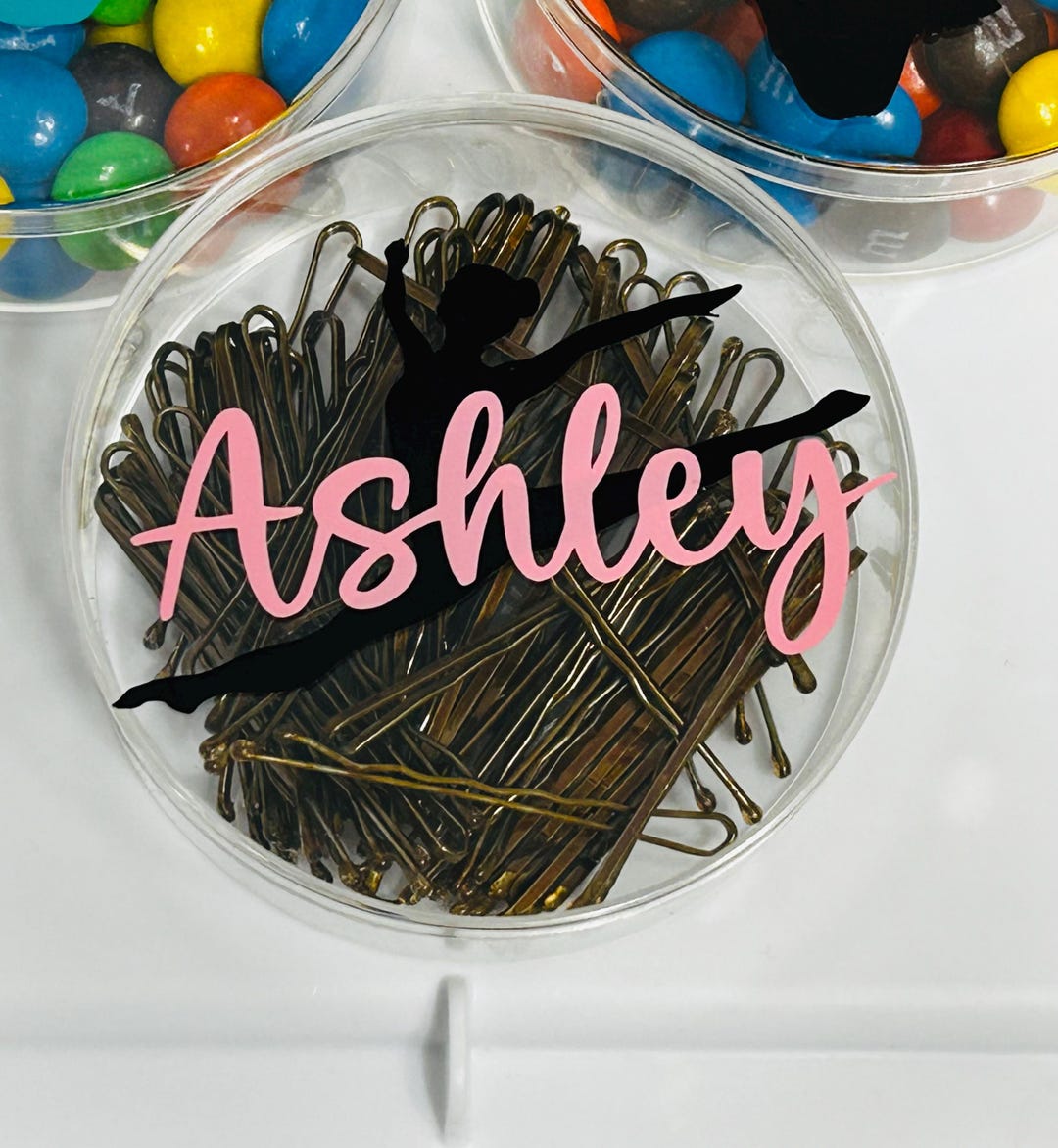 Dance Team Gift- Dance Candy Container- Bobby Pin Case- Dancer ...