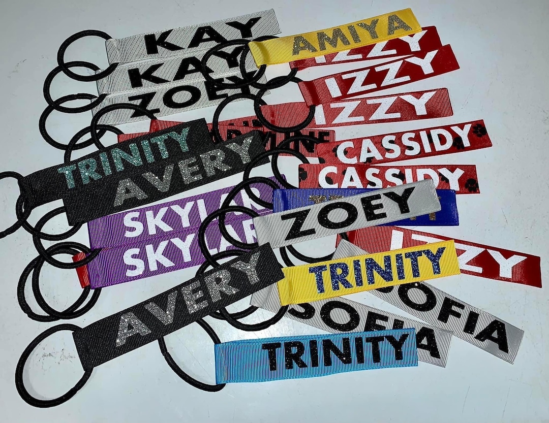 Pom Pom Name Tags - Etsy