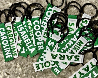 Pom Pom Tags Set of 2 Cheer Cheerleader Name Personalized Team Gift ...