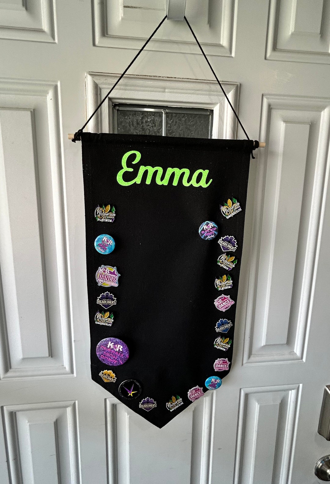 Dance Pin Display- Dance Competition Pin Display Banner for Dancer ...