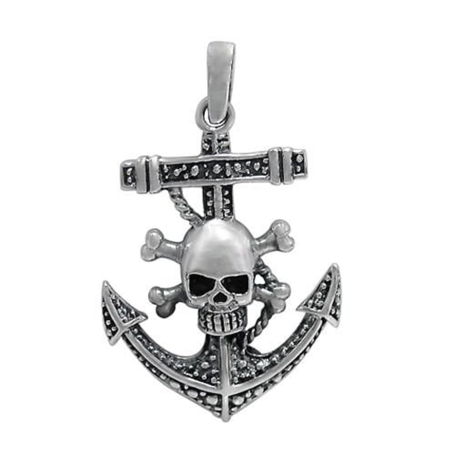 Sterling Silver Anchor Sterling Anchor Necklace Nautical - Etsy