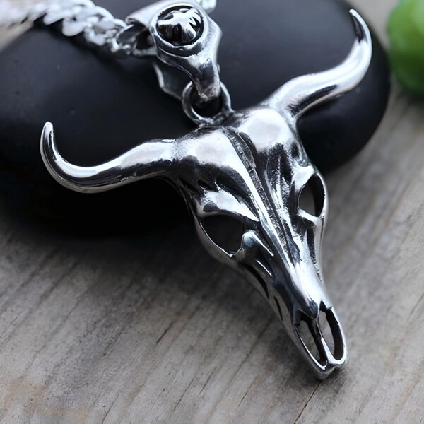 Bull Skull Chain - Etsy