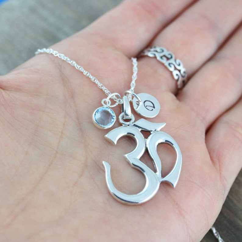 OM Necklace Om Jewelry Om Charm Om Pendant Om Yoga Ohm | Etsy