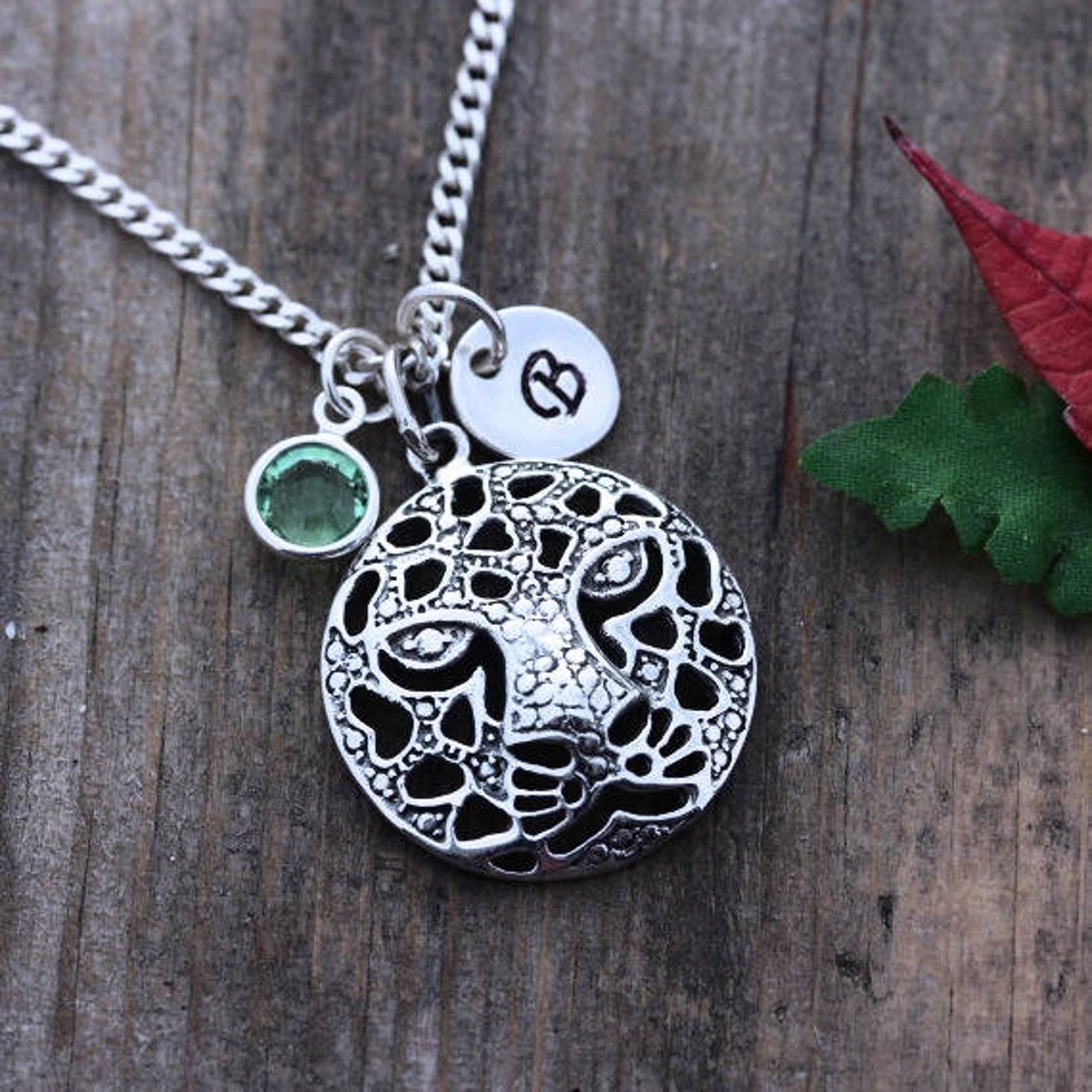 Sterling Silver Tiger Necklace Silver Tiger Necklace Choose - Etsy