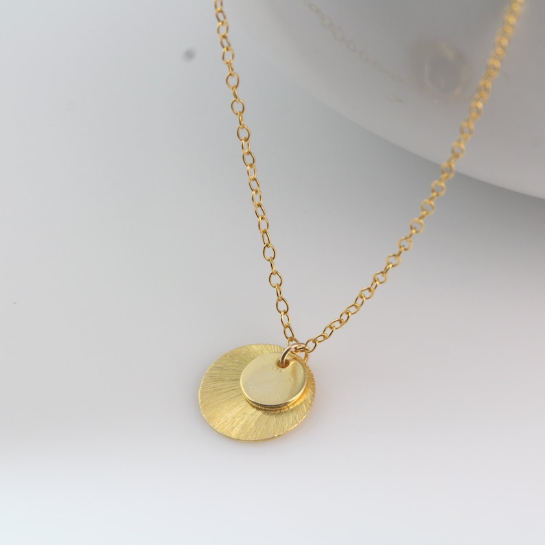 Personalized Disk Necklace, Three Ways Wear, Reese Witherspoon's Coin ...