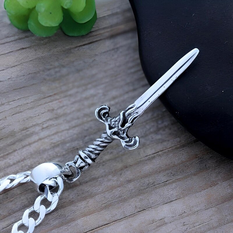 Dagger Necklace - Etsy