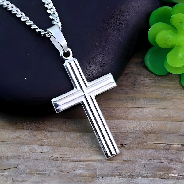 Boys Cross Necklace - Etsy