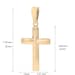 Engraved Gold Cross for Women Personalized Gold Cross Necklace. Small ...