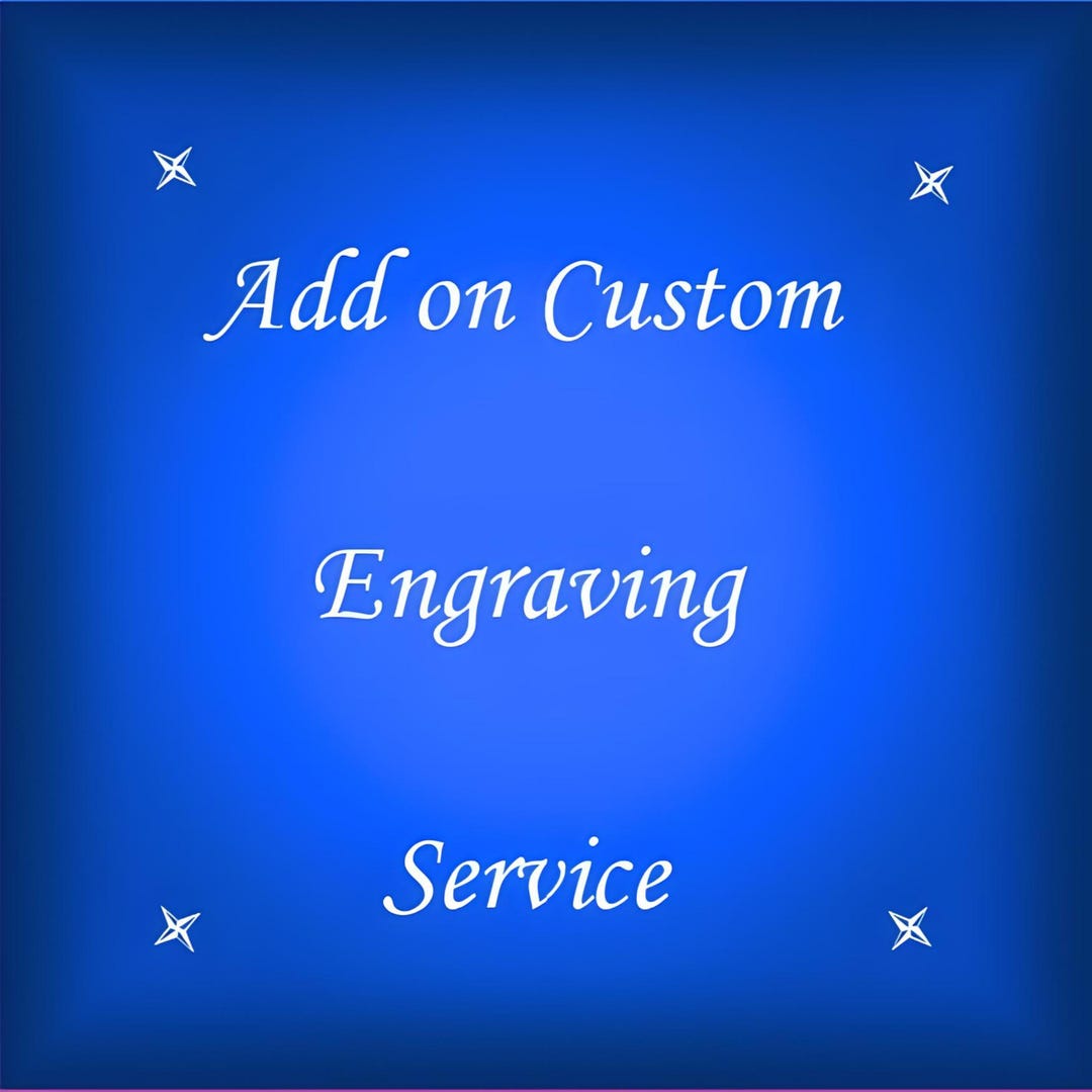Add Laser Engraving Service for Selected Sterling Silver Items Selling ...