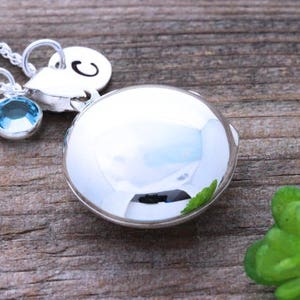 Sterling Silver Locket Round Locket Mens Locket Leather - Etsy