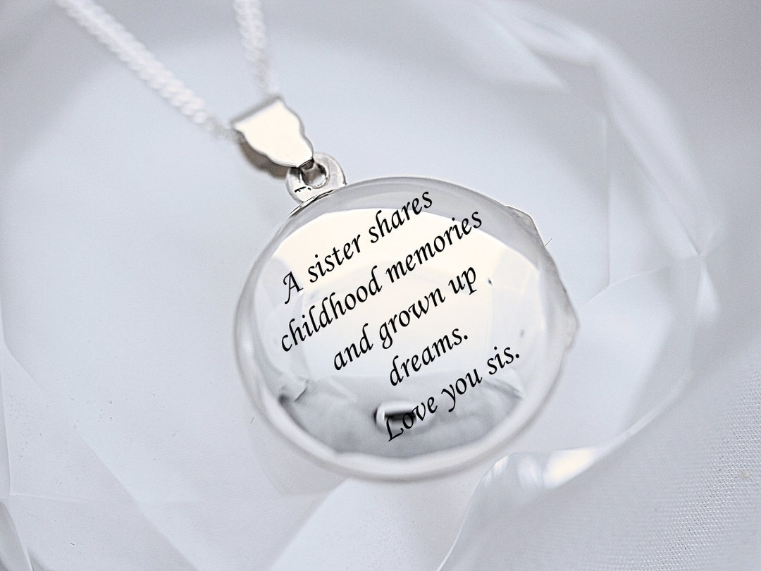 Sterling Silver Engraved Locket, Round Locket, Mens Locket, Silver ...