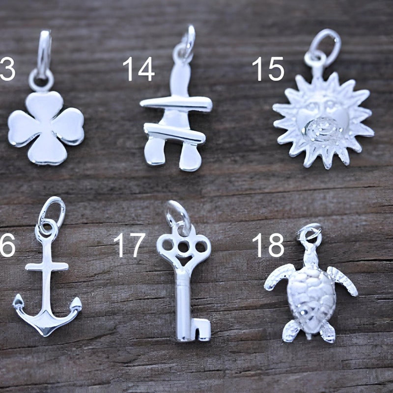Silver Charms - Etsy