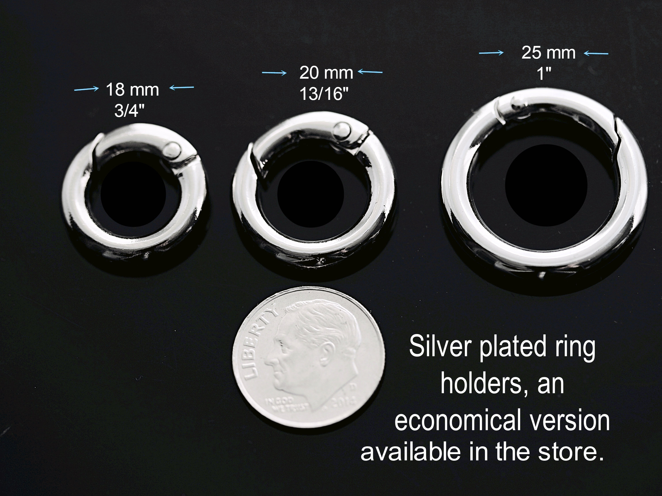 Sterling Silver Small Ring Holder Necklace For Small Ring. | Etsy