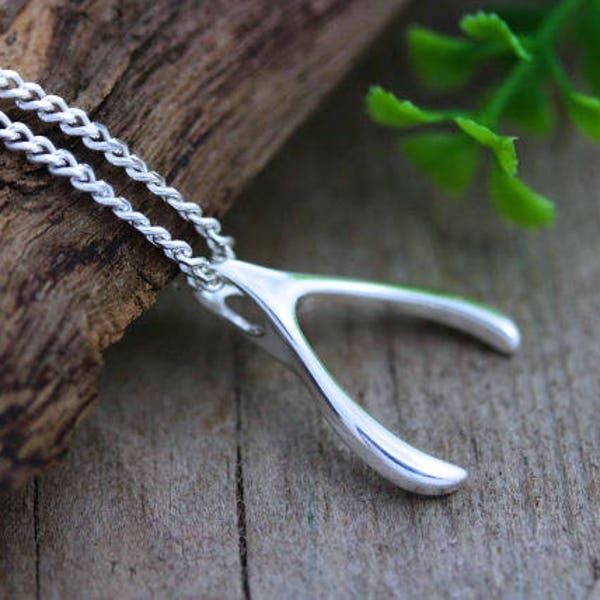 Wishbone Necklace - Etsy