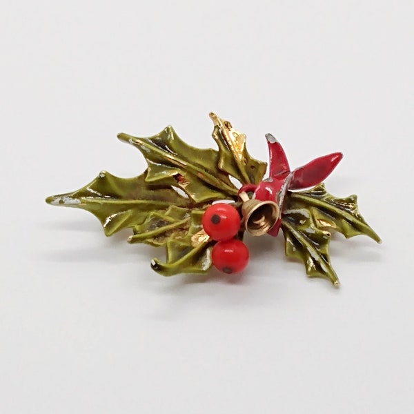 Holly Brooch - Etsy