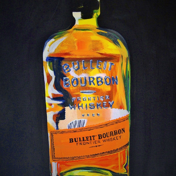 Bulleit Bourbon - Etsy
