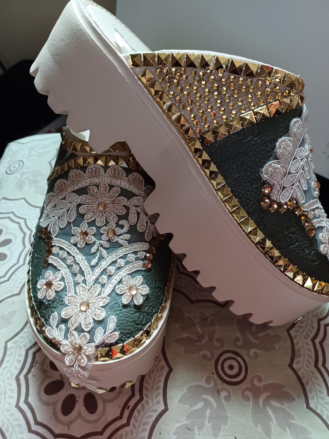 Beautiful and Classy Hand Designed Clogs - Etsy