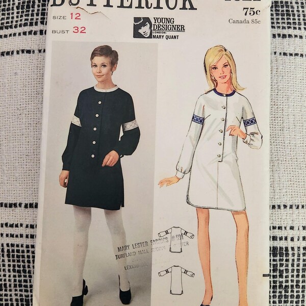 Mary Quant Pattern - Etsy UK