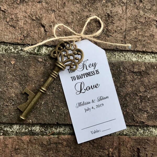 Key Place Cards - Etsy