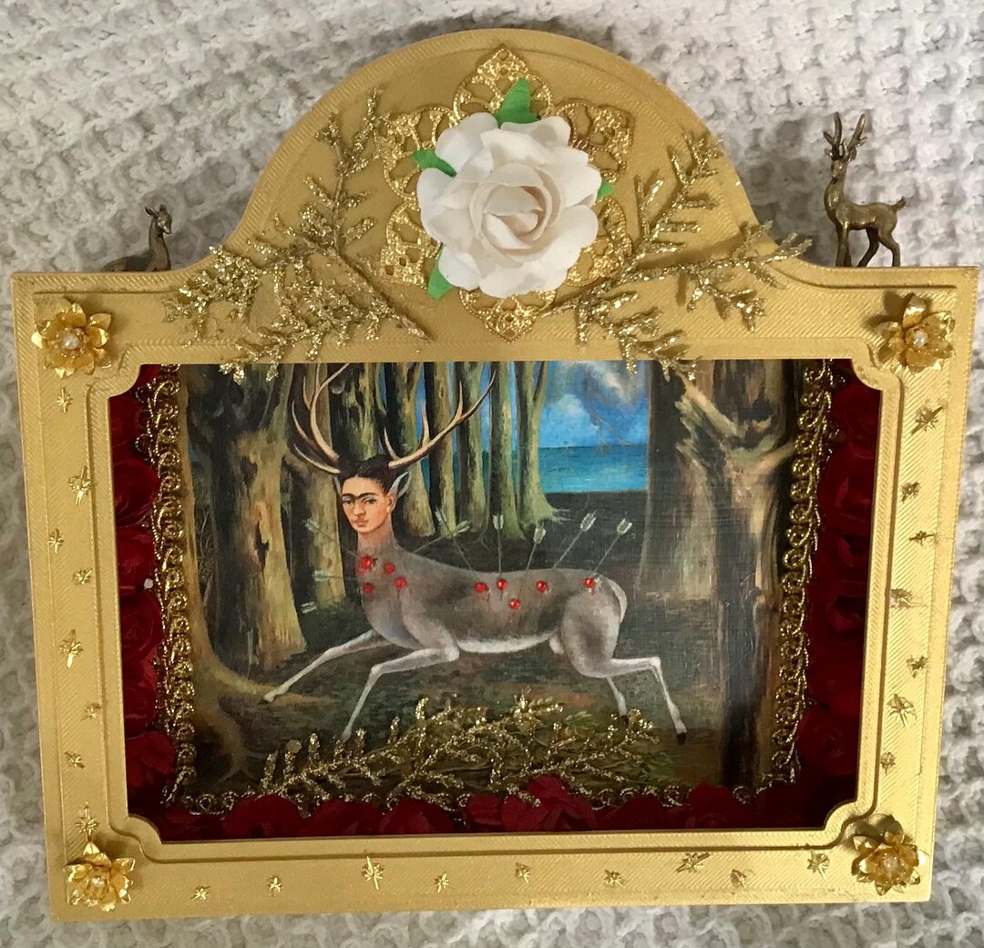 Frida Kahlo Little Deer Shadowbox Shrine - Etsy