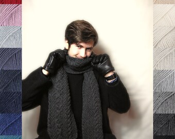 Mens Long Scarf - Etsy