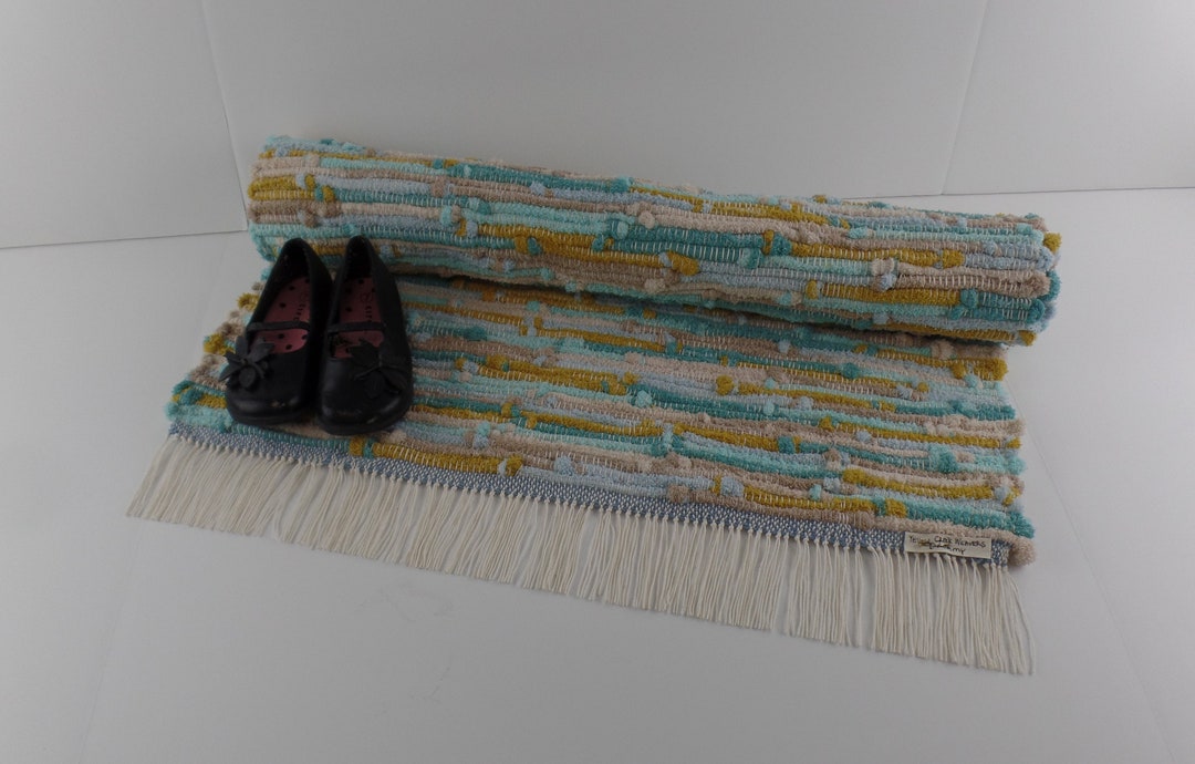 Dreamy, a Rag Rug, Handwoven, Hand Dyed and Made Especially for You ...