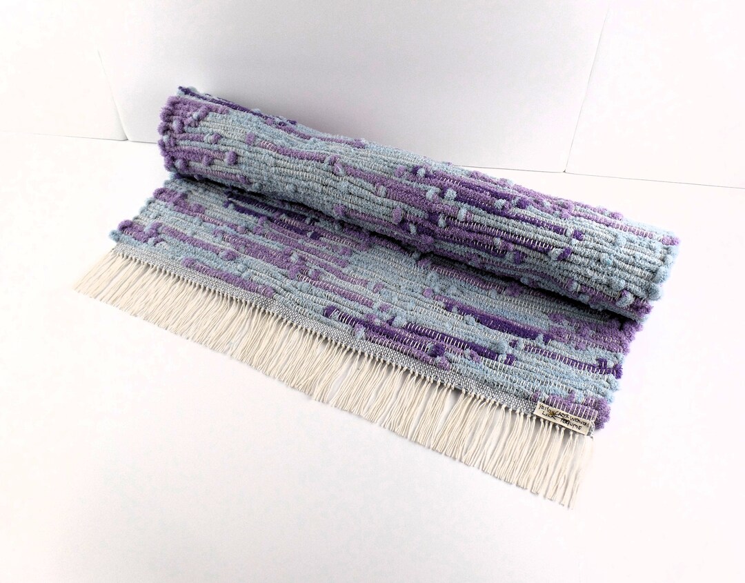 Lilac Perfume, a Rag Rug, Handwoven, Hand Dyed and Made Especially for ...
