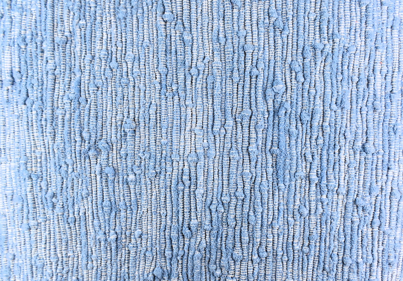 GMR, Blue Handwoven Rag Rug: USA Cotton Blend Washable (24x36) - Etsy