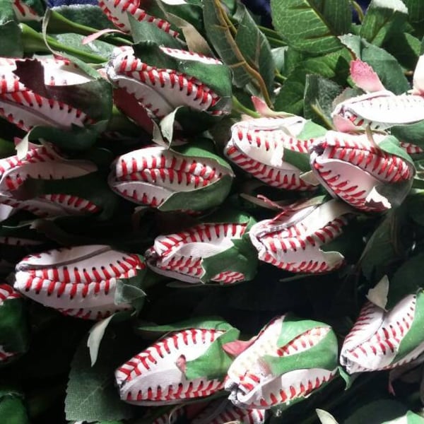 Baseball Rose - Etsy