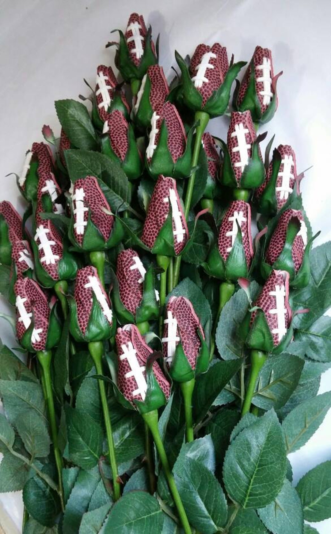 Football Rose Sport Bud - Etsy