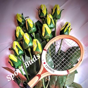 Tennis Ball Sport Bud Rose - Etsy