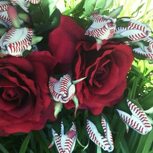 Baseball Rose Sport Bud - Etsy