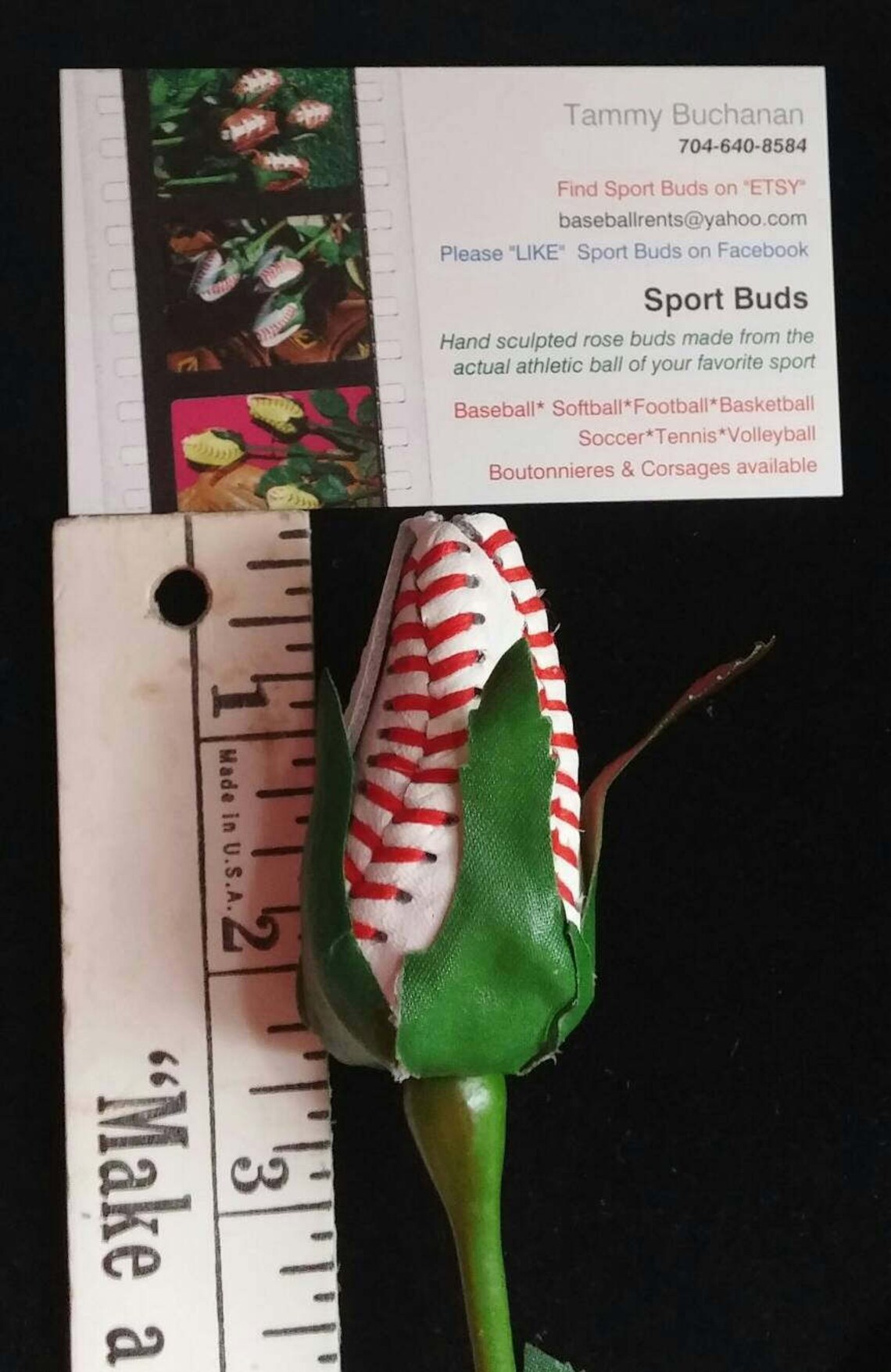 Baseball Sport Bud Roses | Etsy