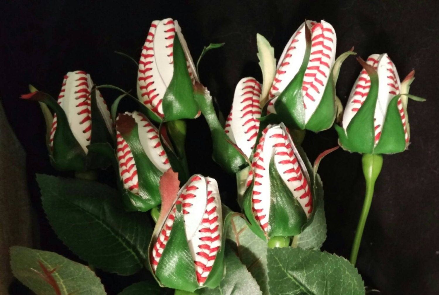 Baseball Rose Sport Bud | Etsy