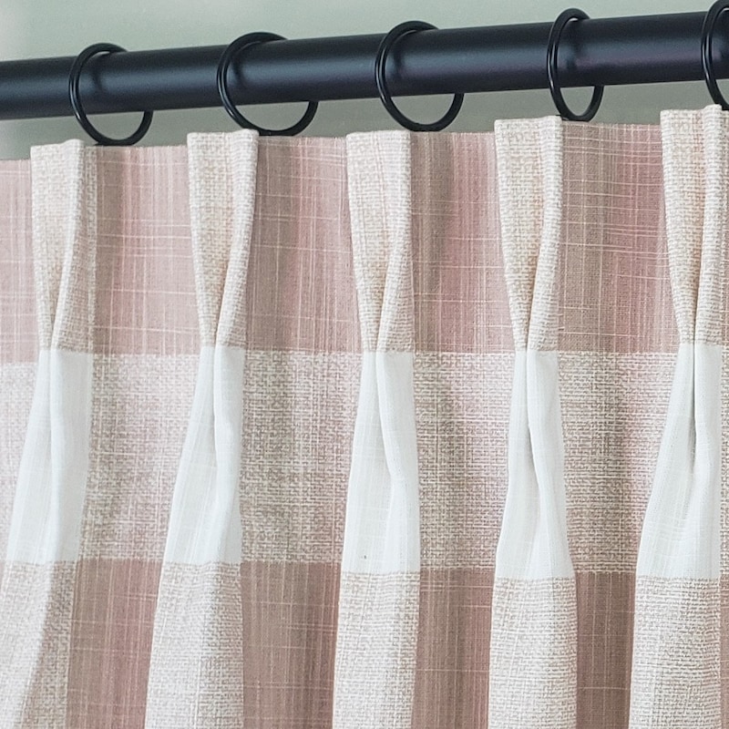 Triple Pleat Curtains - Etsy