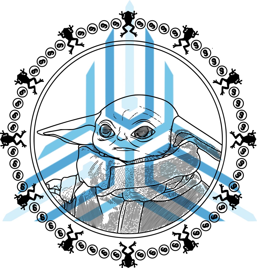 Grogu Clock SVG - Etsy