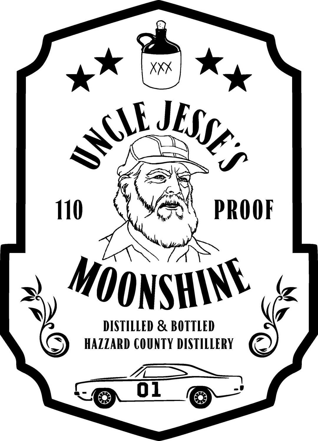 Uncle Jesse's Moonshine SVG - Etsy