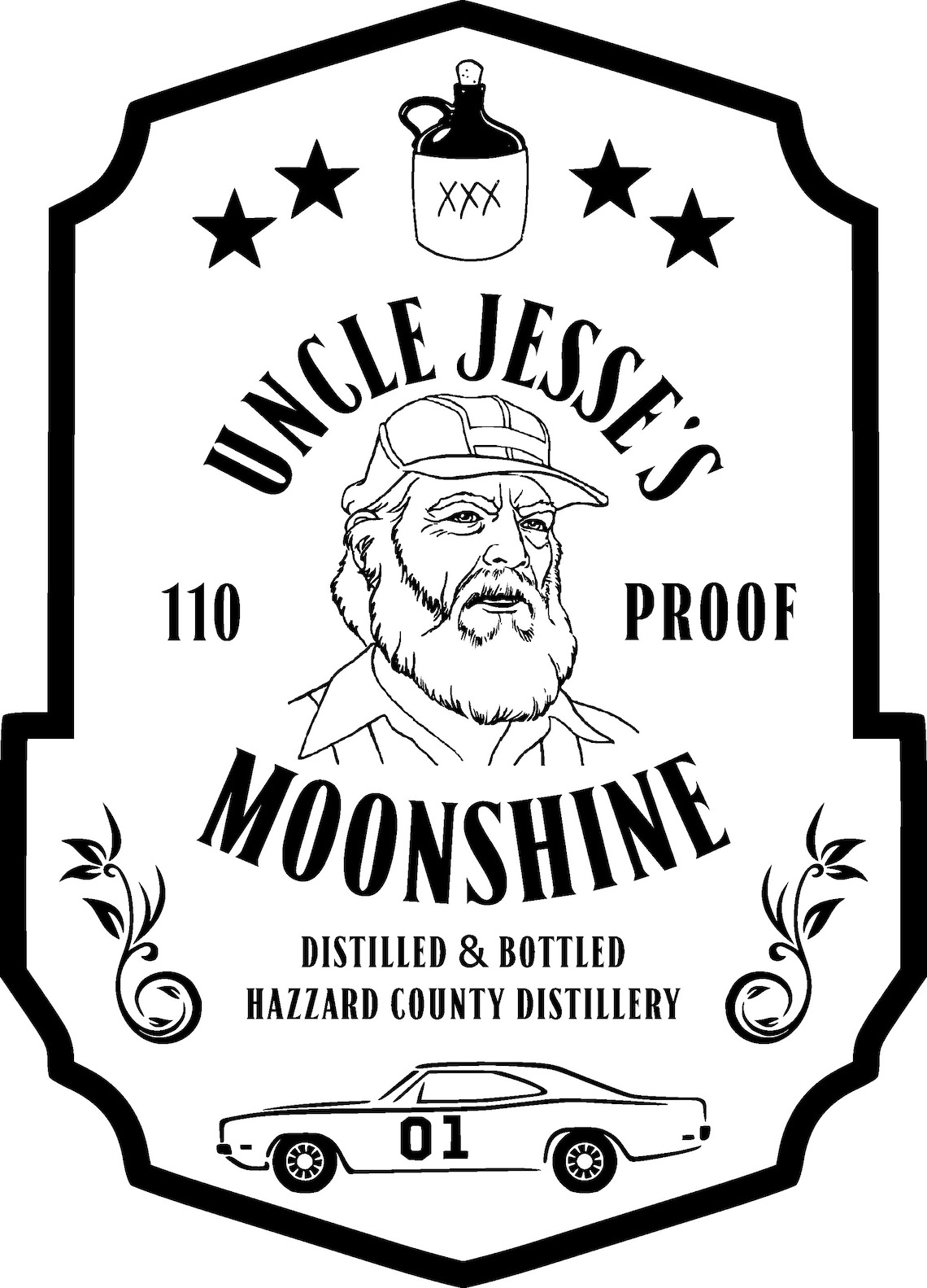 Uncle Jesse's Moonshine SVG - Etsy