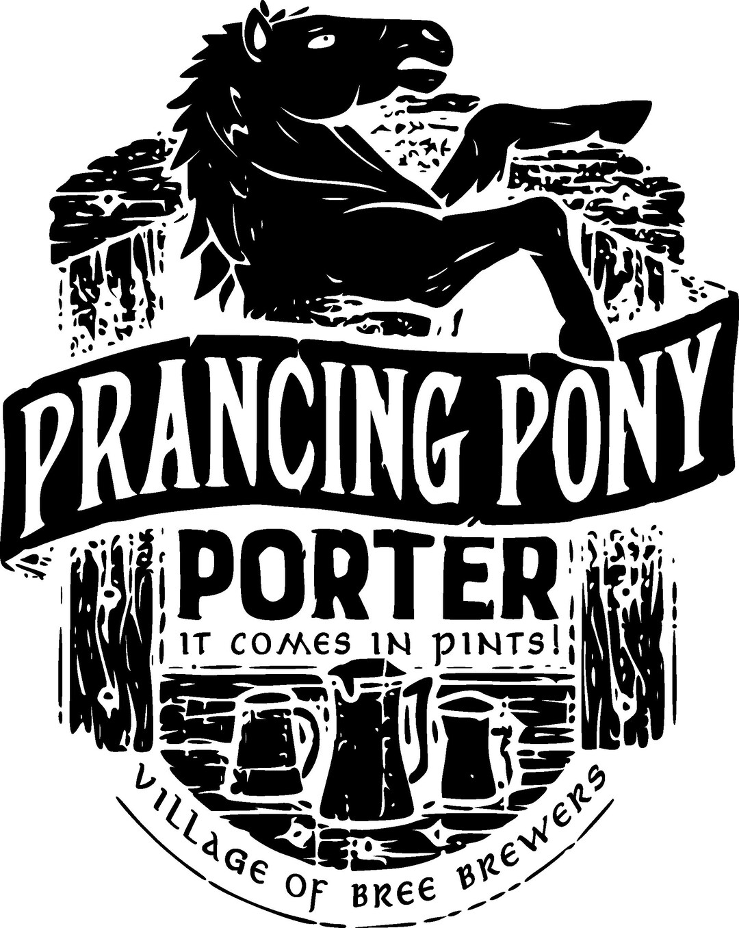 Prancing Pony Porter Lable - Etsy