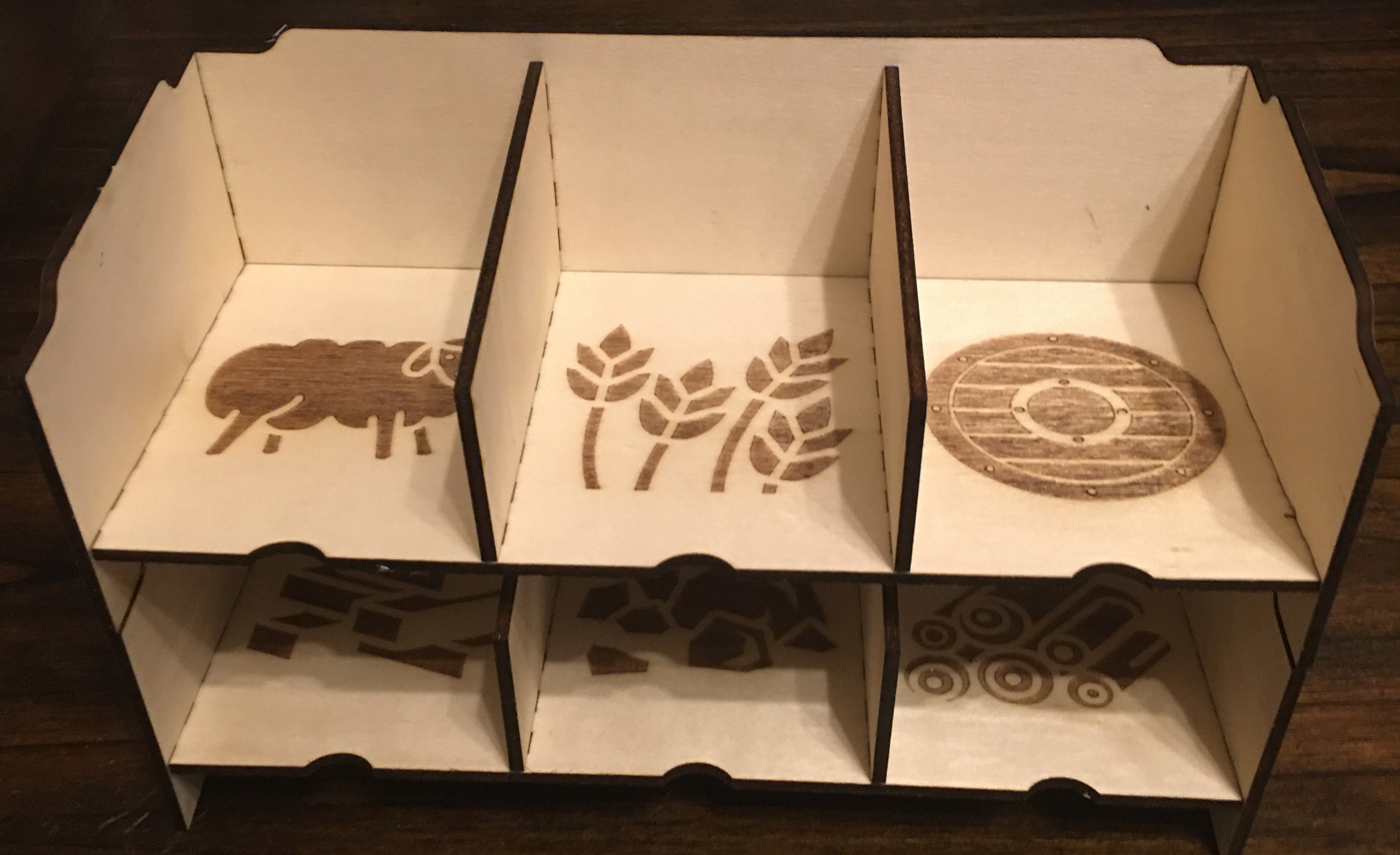 Catan Stack-able Card Tray SVG Laser File - Etsy