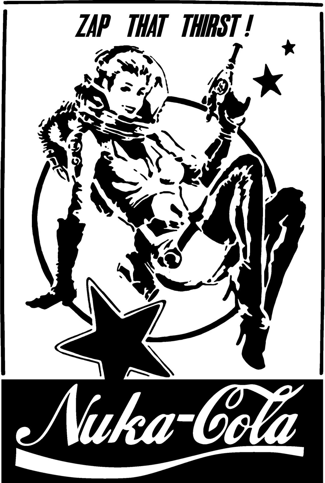 Nuka Girl Nuka Cola Lable Etsy